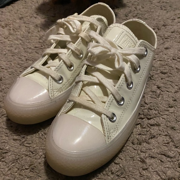 Converse | Shoes | Plastic Low Top Converse | Poshmark